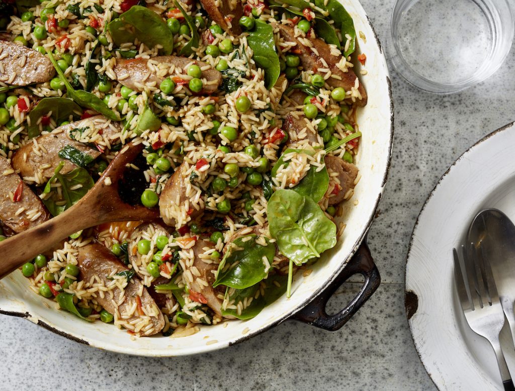 Brown Rice Paella | Australian Onions