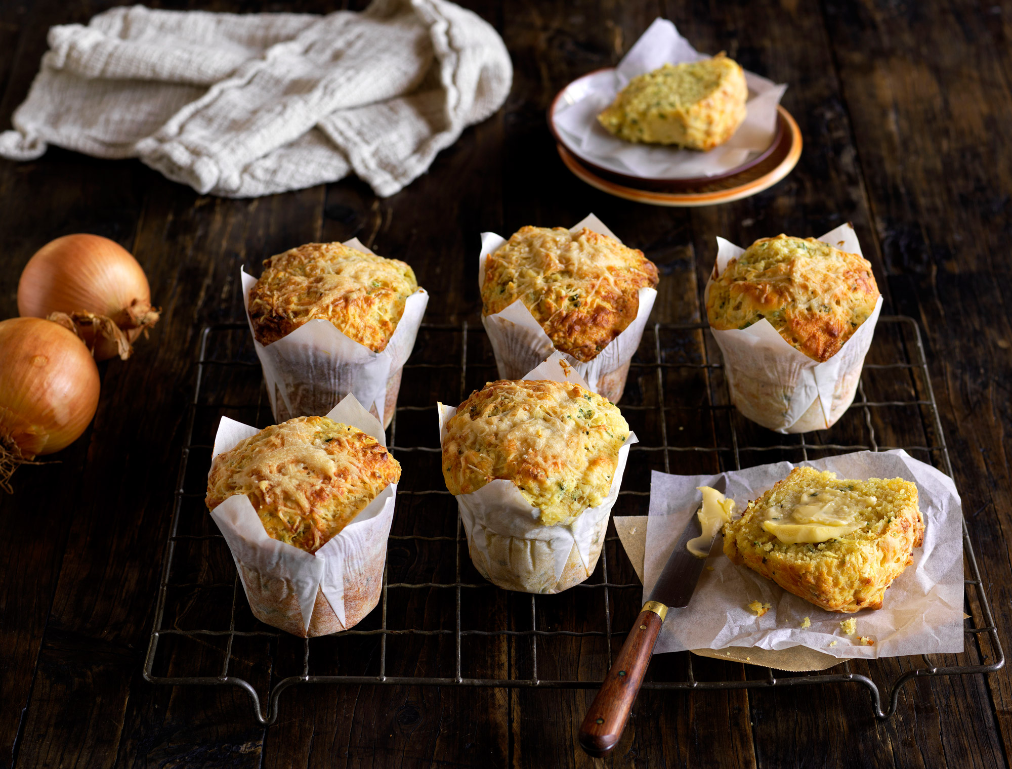 Cheese and Onion Muffins | Australian Onions